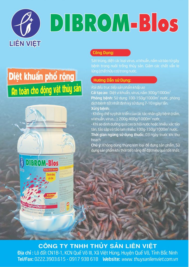 DIBROM-BLOS (Mã hàng LDK-027) (Dạng hạt) - Công Ty TNHH Thủy Sản Liên Việt