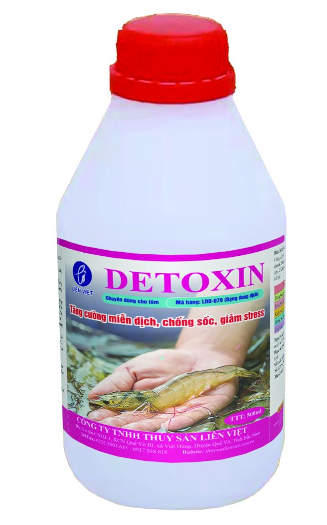 DETOXIN (Mã hàng LGĐ-079; Dạng dung dịch) - Công Ty TNHH Thủy Sản Liên Việt